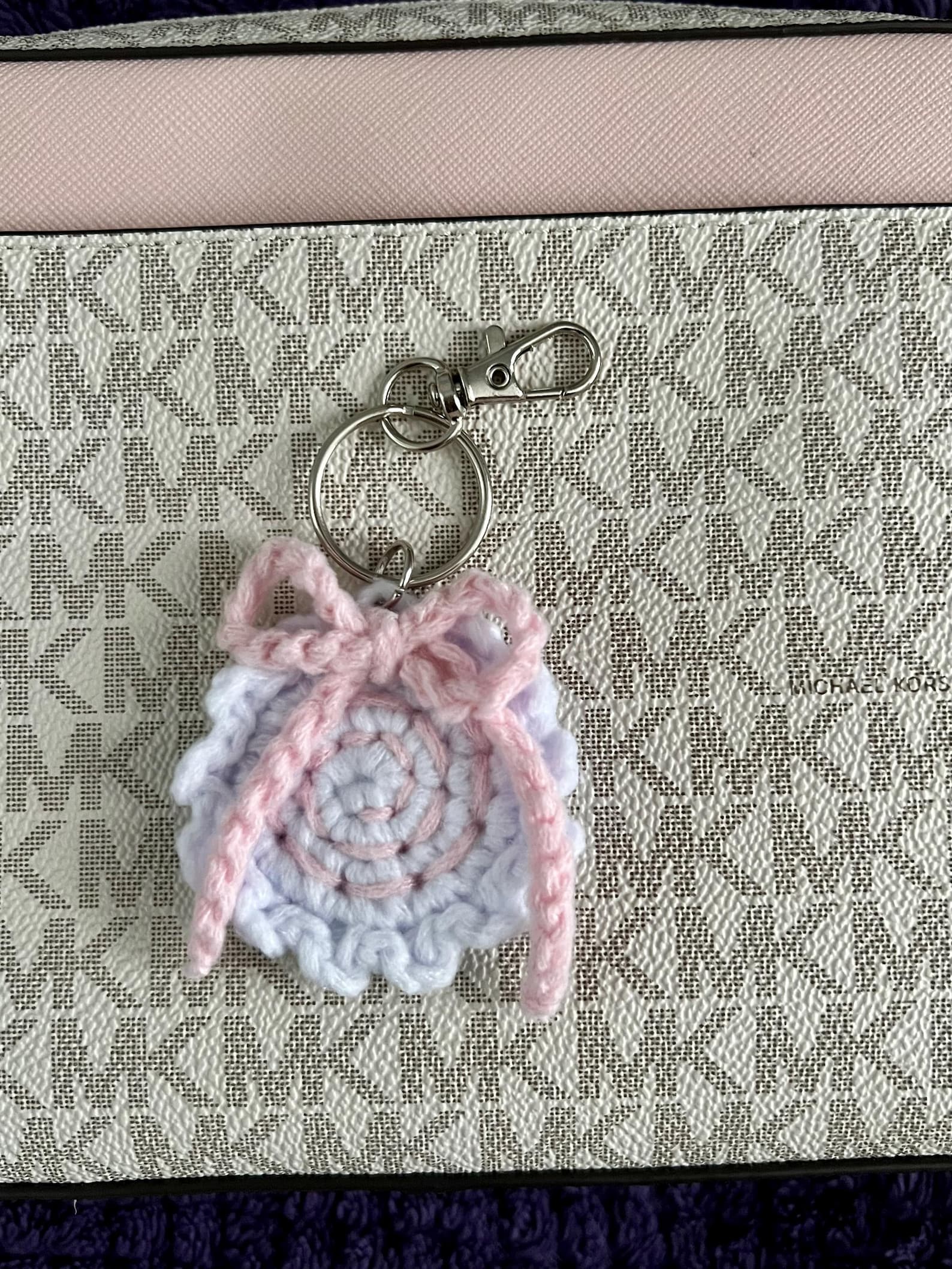 Fish Cake Swirl Narutomaki Handmade Crochet Keychain - Kawaii ...