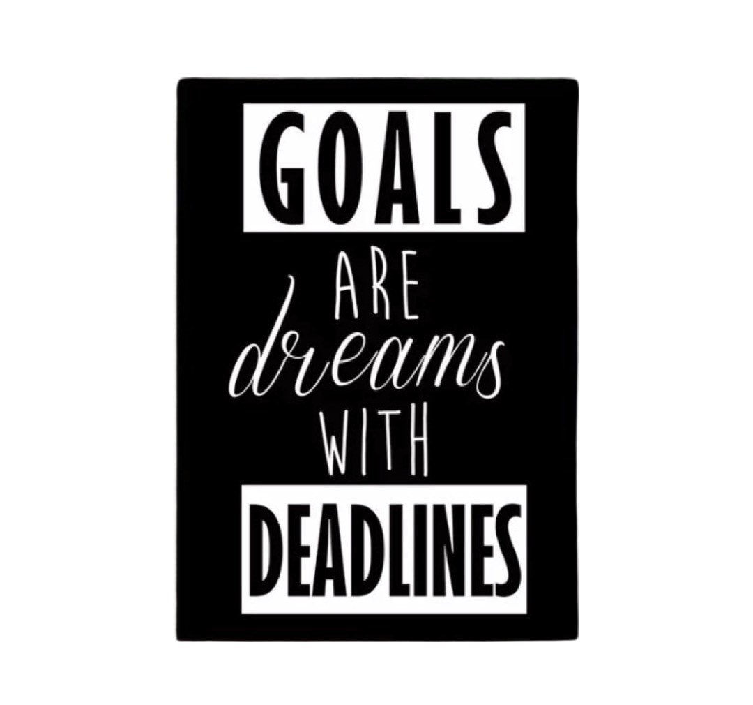 Goals Canvas Poster. Motivational Quote Poster, Inspirational Canvas ...