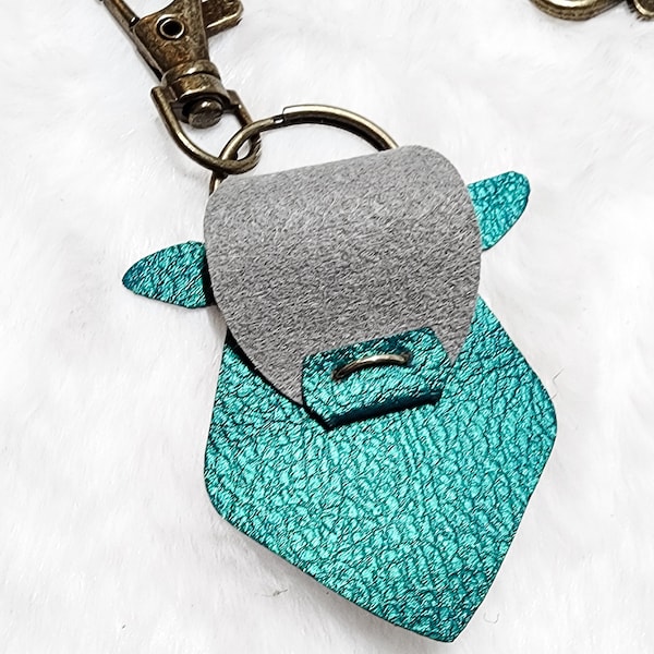 Leather Cow Keychain Pattern - Etsy