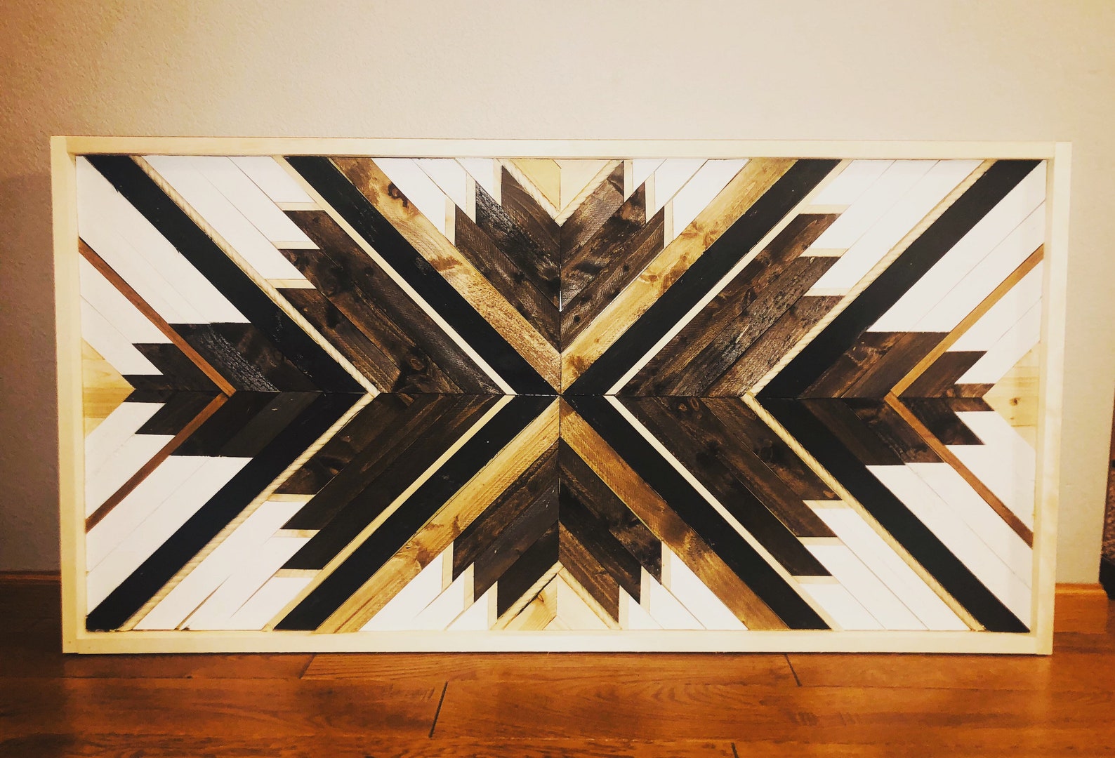 Willow Geometric Wood Wall Art Wood Wall Art Geometric Art - Etsy