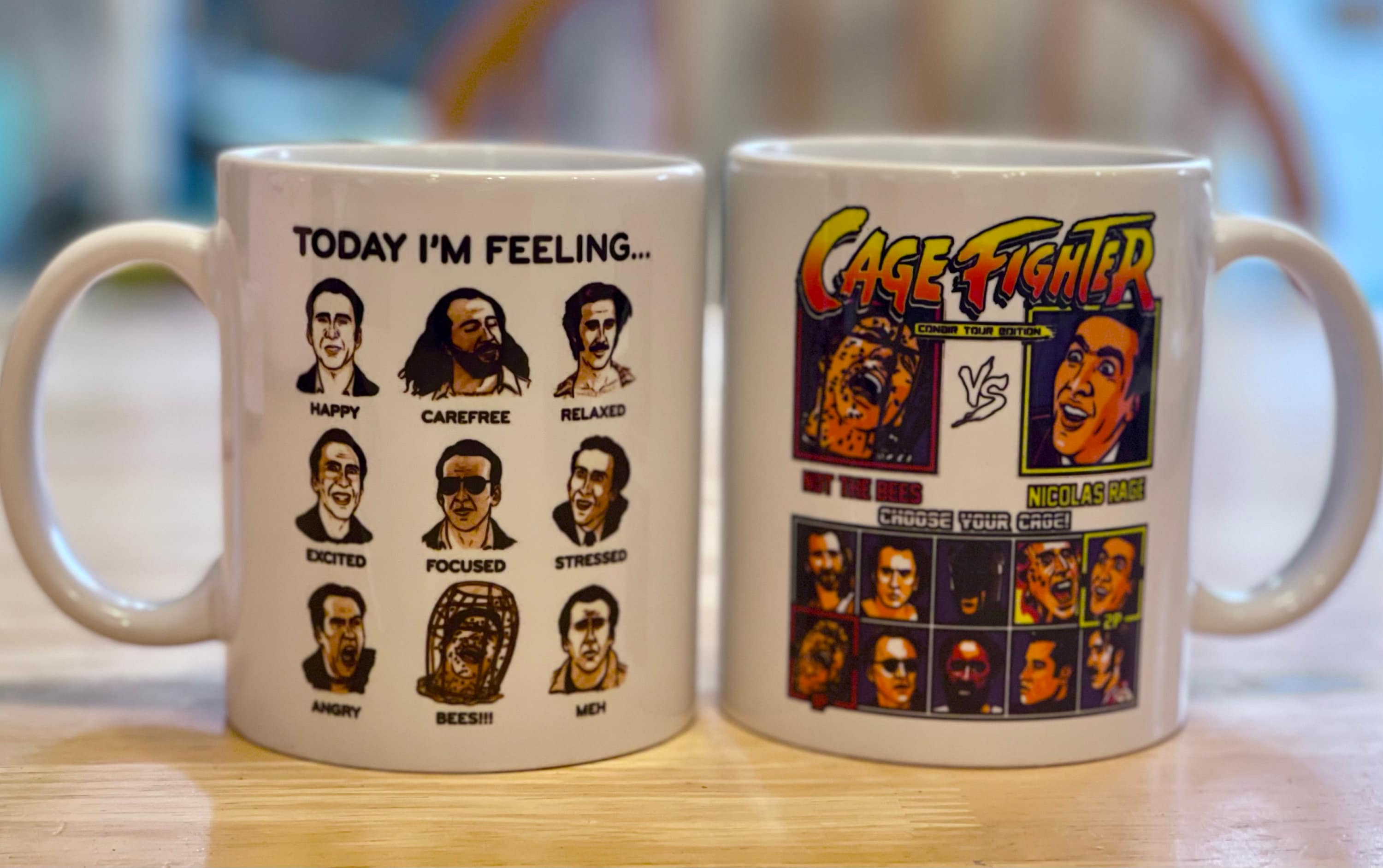 Nick Cage Nicholas Cage Cage Fighter Video Game - Etsy