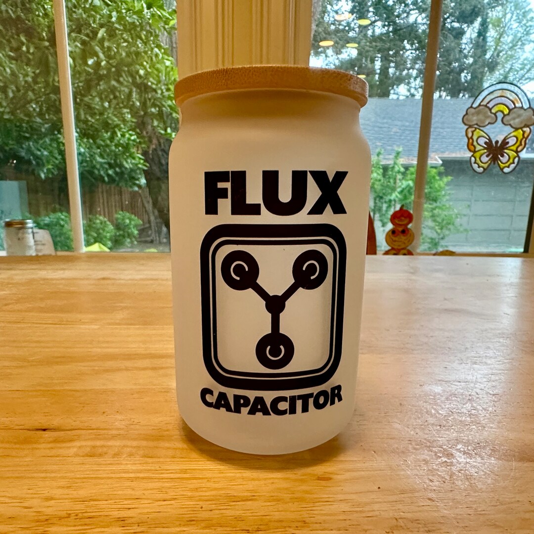 Flux Capacitor | Glass | 80's | Movies | Beer Can Glass | Tea | Coffee ...