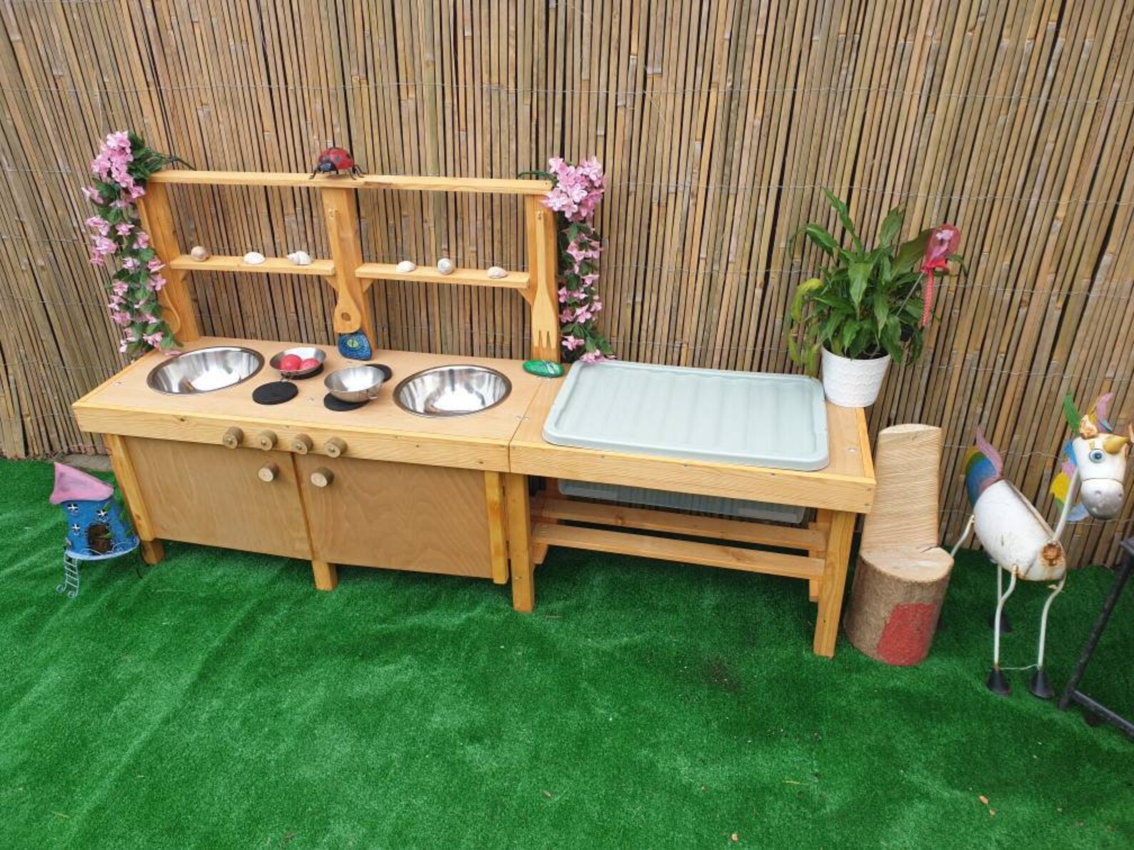 Large Mud Kitchen With Water / Sand Table - Etsy