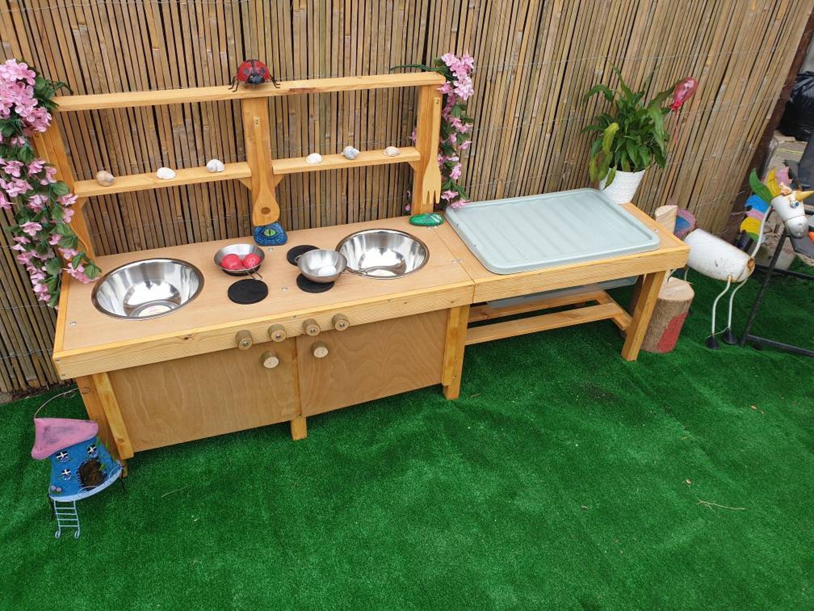 Large Mud Kitchen With Water / Sand Table - Etsy