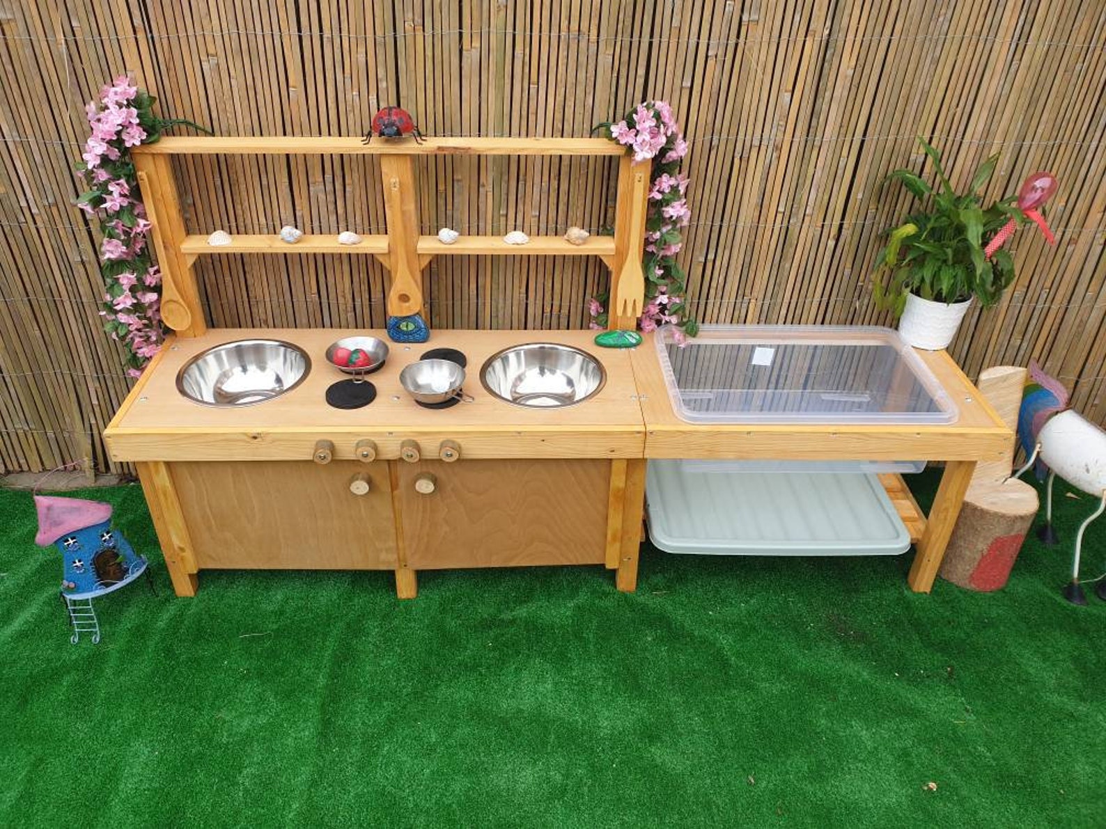 Large Mud Kitchen With Water / Sand Table - Etsy
