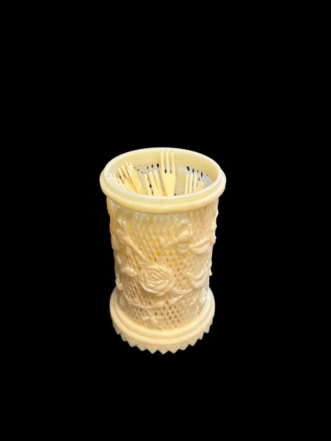 Vintage Ivory Celluloid Food Picks - Etsy