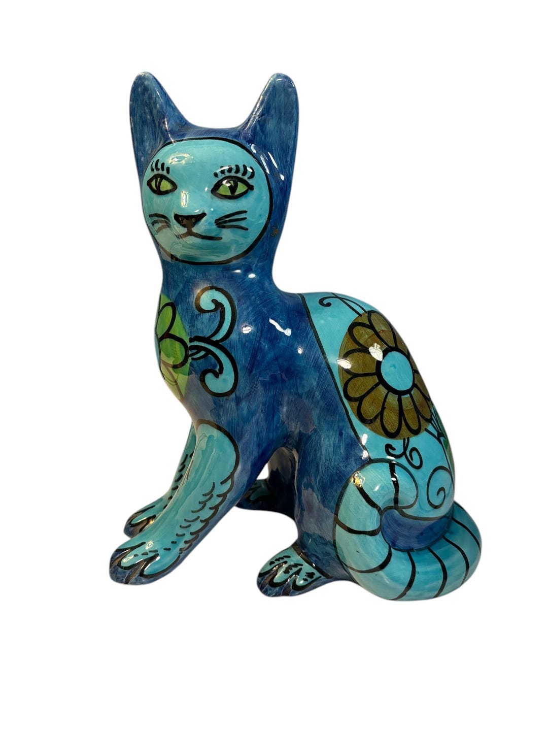 Bellini Italian Pottery Cat Figure - Etsy