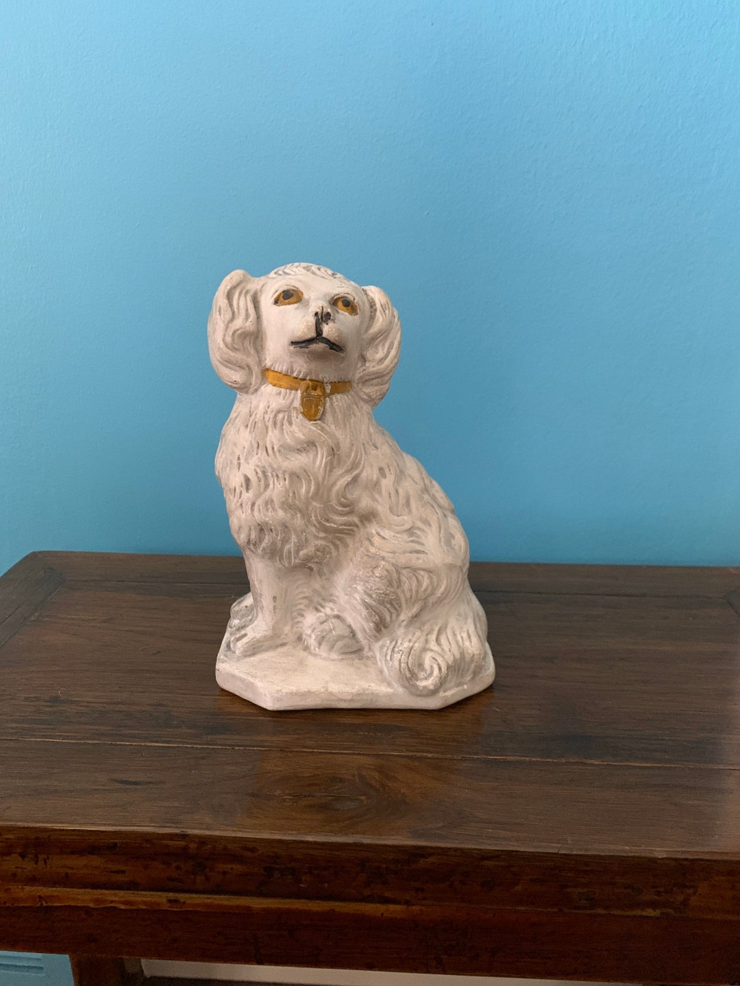 Antique Chalk Spaniel - Etsy