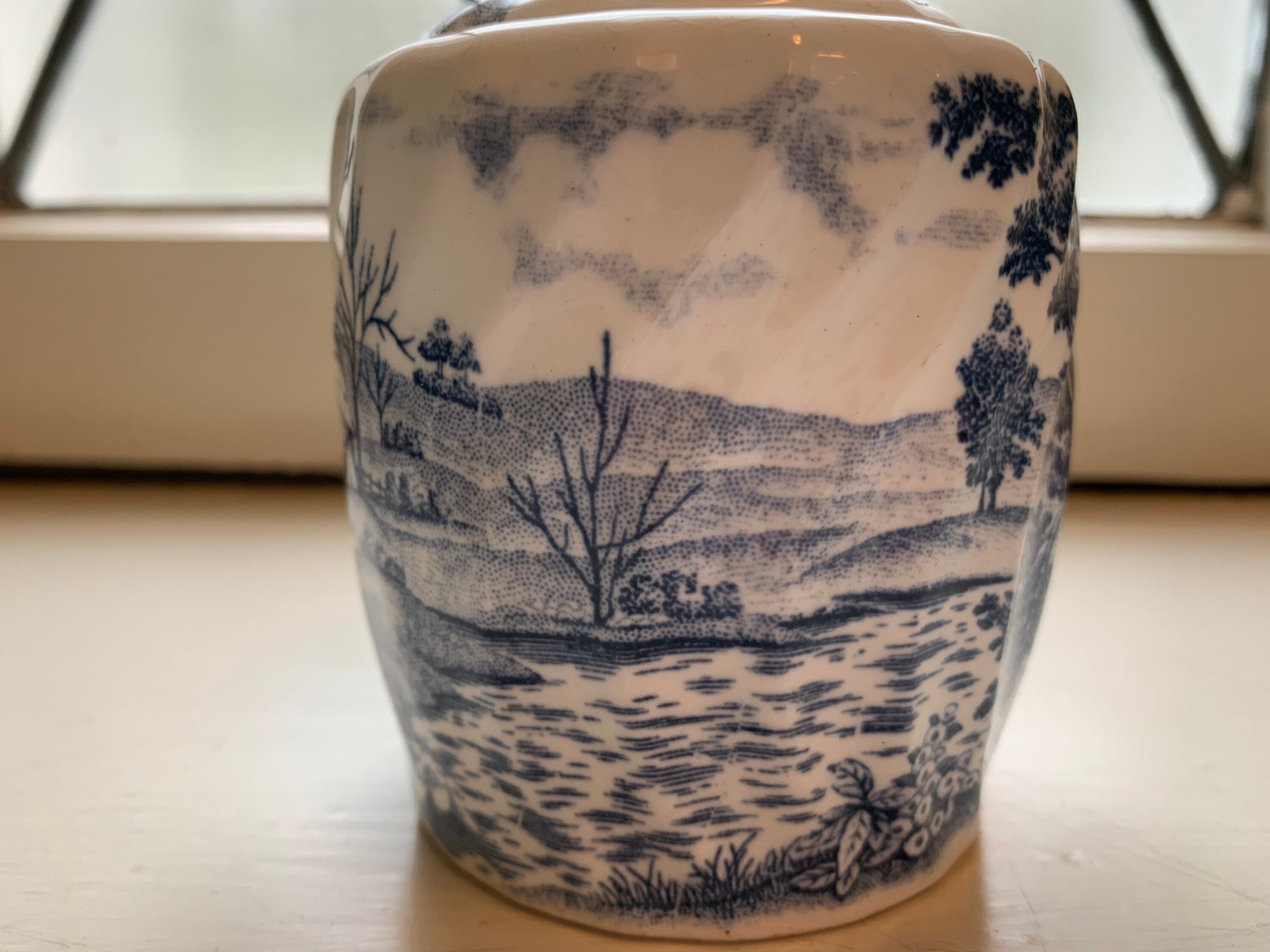 Nasco Blue River Tea Jar - Etsy