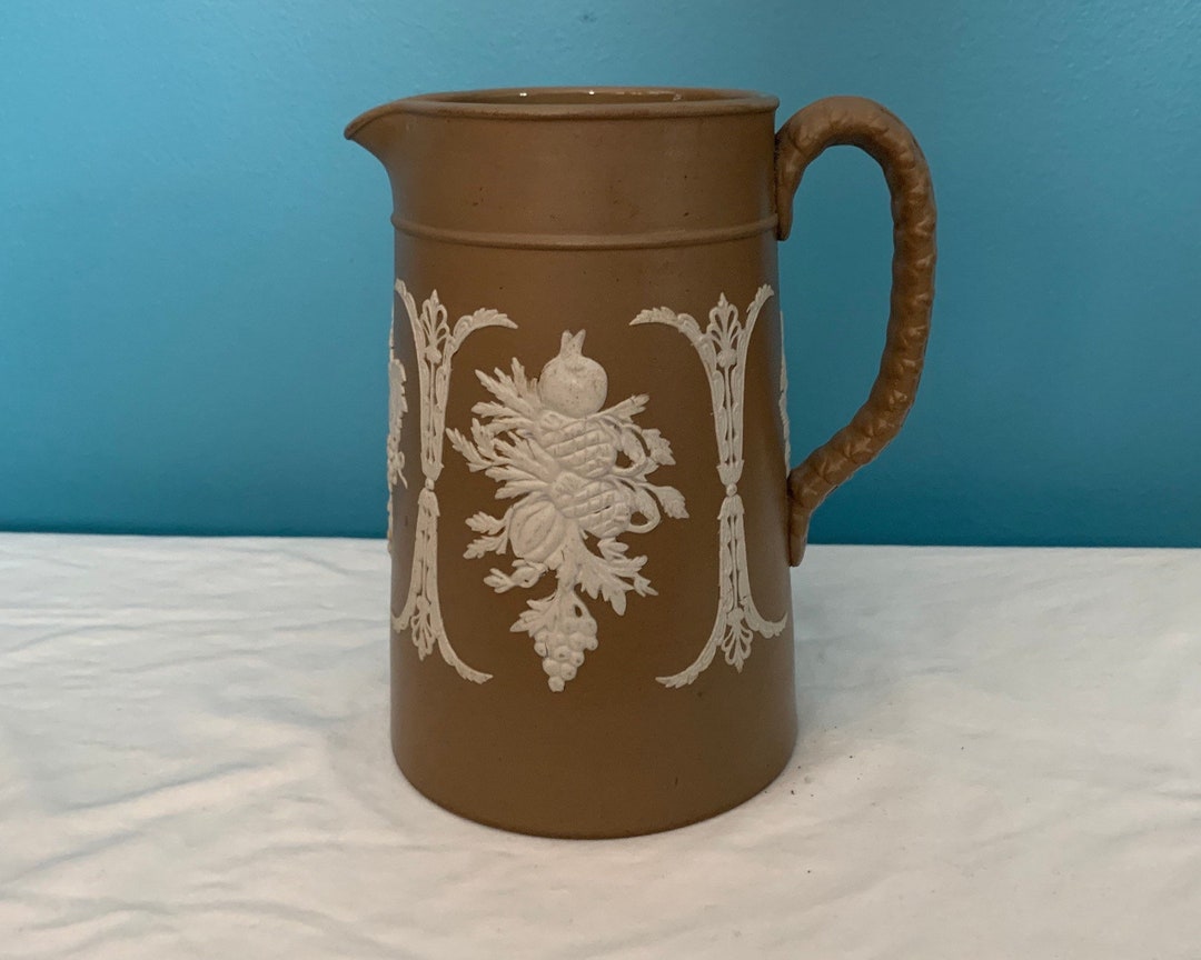 19th Century James Dudson Harvest Pitcher - Etsy