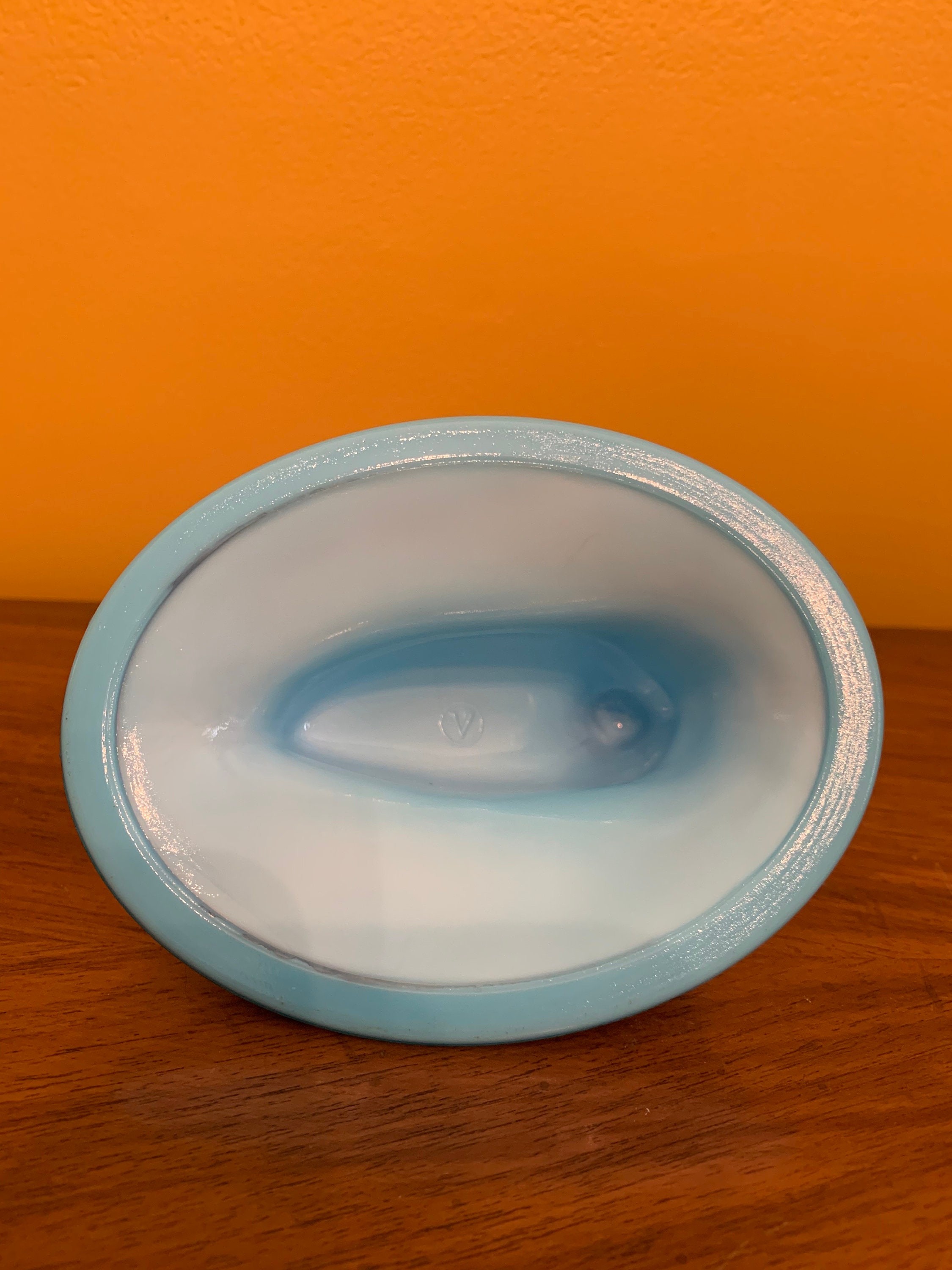 Summit Art Glass Blue Carnival Glass Bird Covered Candy Dish - Etsy