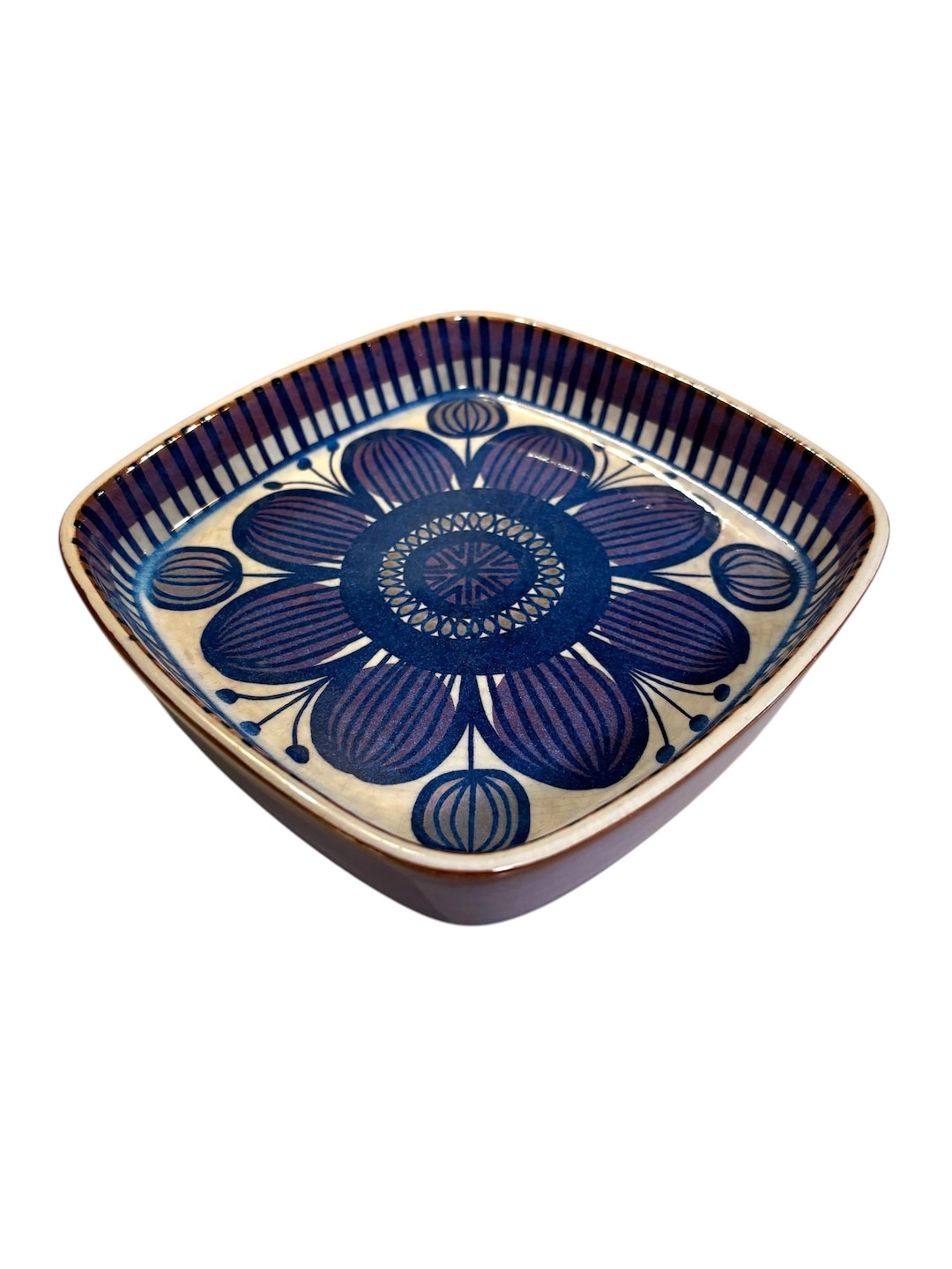 Mid-century Danish Pottery Square Dish - Etsy