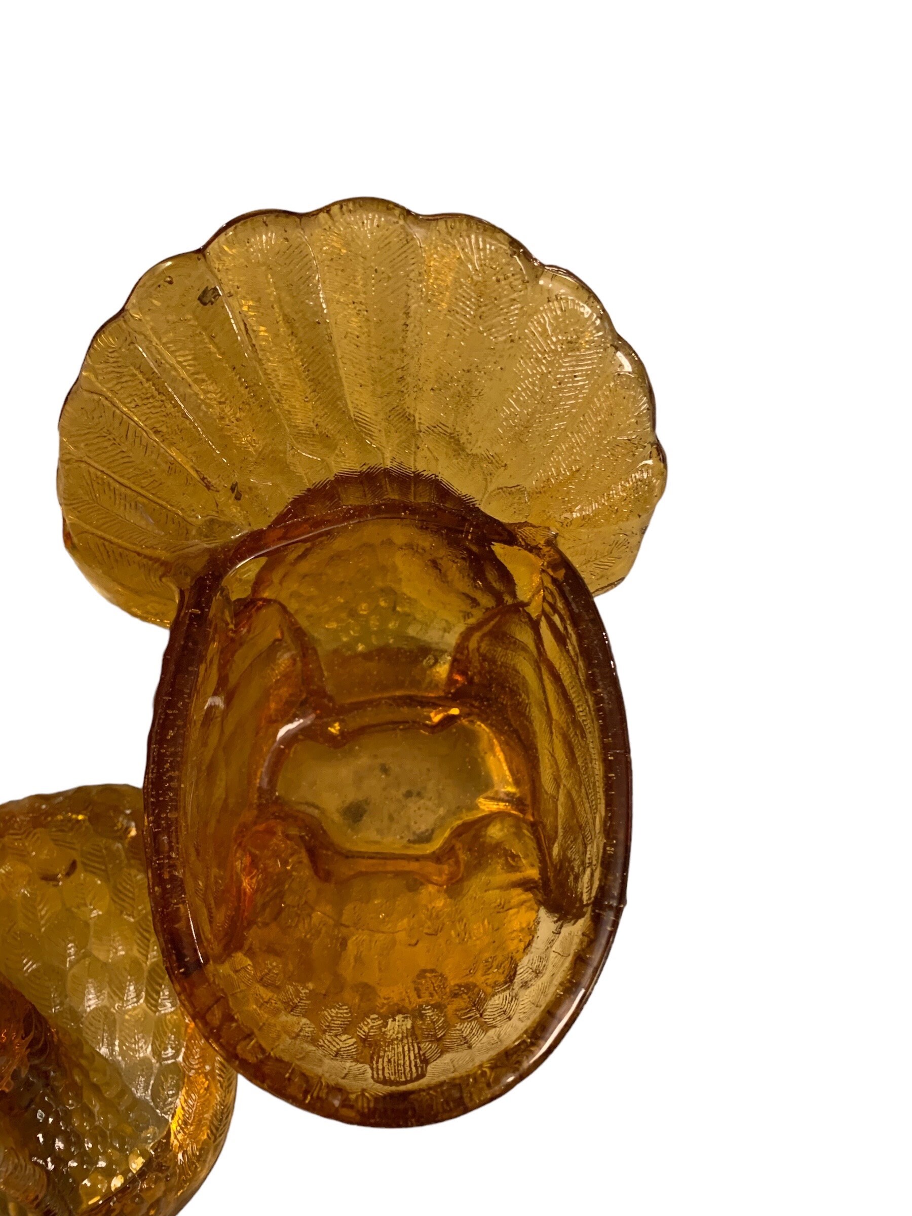 Vintage L E Smith Glass Turkey - Etsy