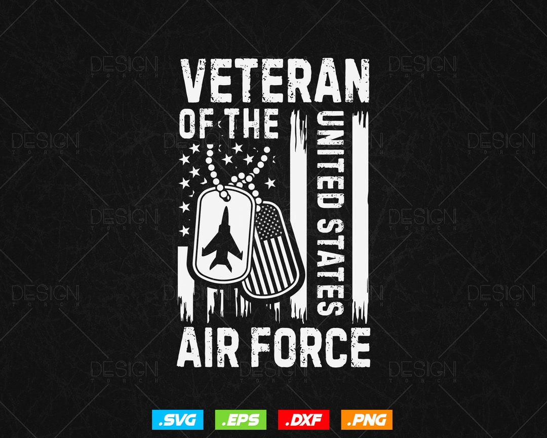 Veteran of the United States US Air Force USAF Svg Png, Air Force ...