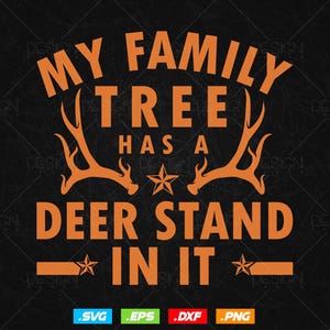 Deer Stand Family Tree Png - Etsy