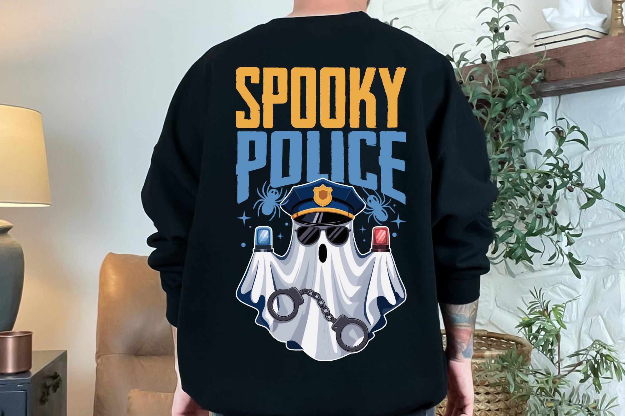 Police Halloween Svg, Spooky Police Png, Funny Police Gifts, Back the ...
