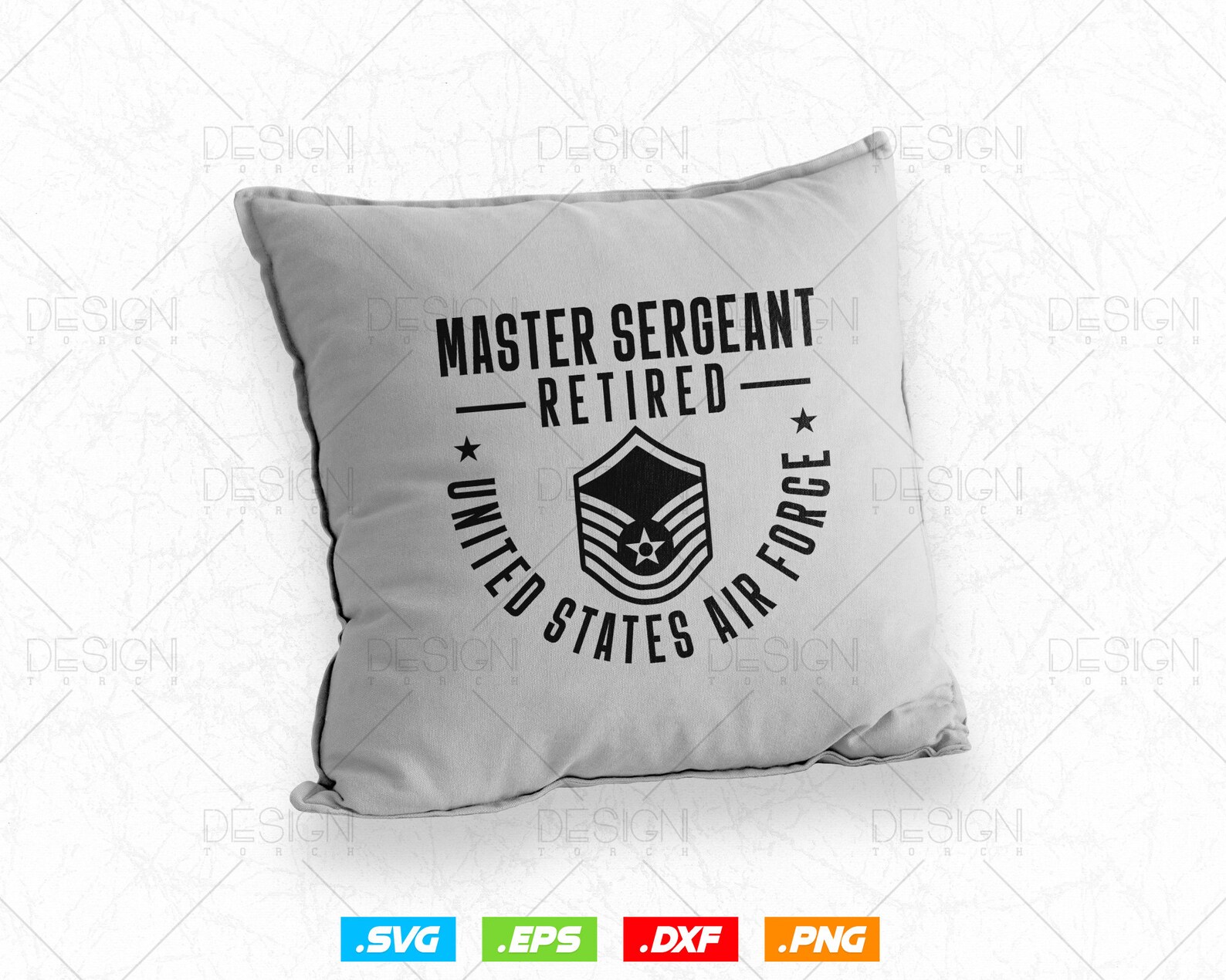 Master Sergeant Retired Air Force Military Retirement Svg Png, Fathers ...