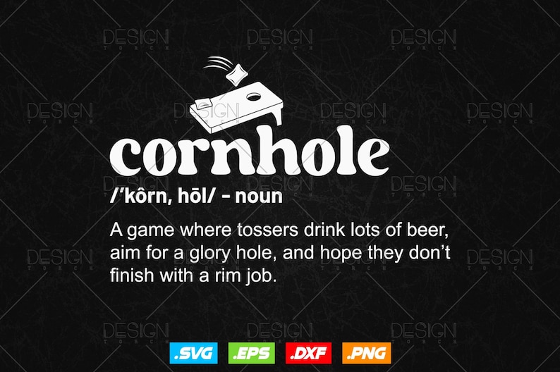 Cornhole Definition, Corn Hole Funny Family Reunion Games Printable ...