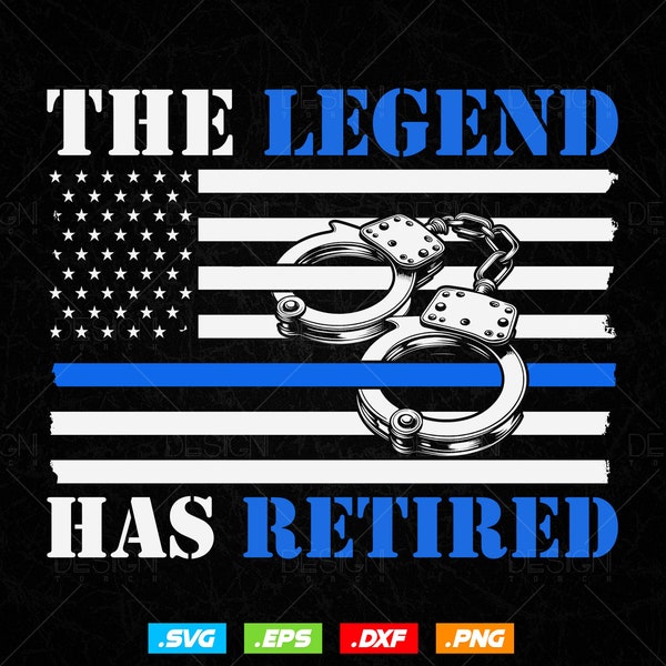 Legend Has Retired Police Officer - Etsy