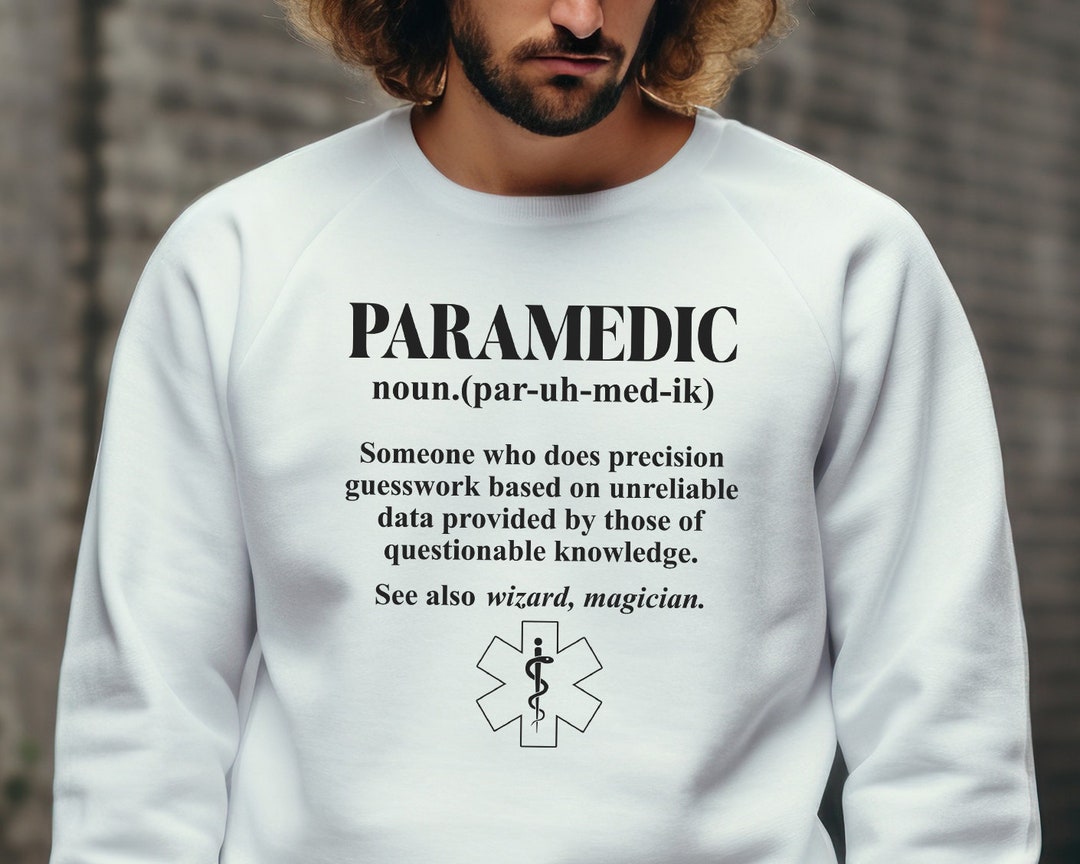 Paramedic Definition Funny EMT EMS Svg Png, First Responder Gift, EMT ...