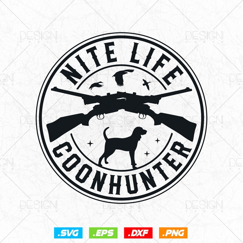 Coon Hunting Svg - Etsy