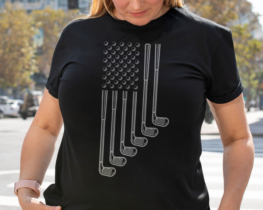 USA Flag With Golf Svg, American Golf Lover, Red and Blue, Golf Bat Svg ...