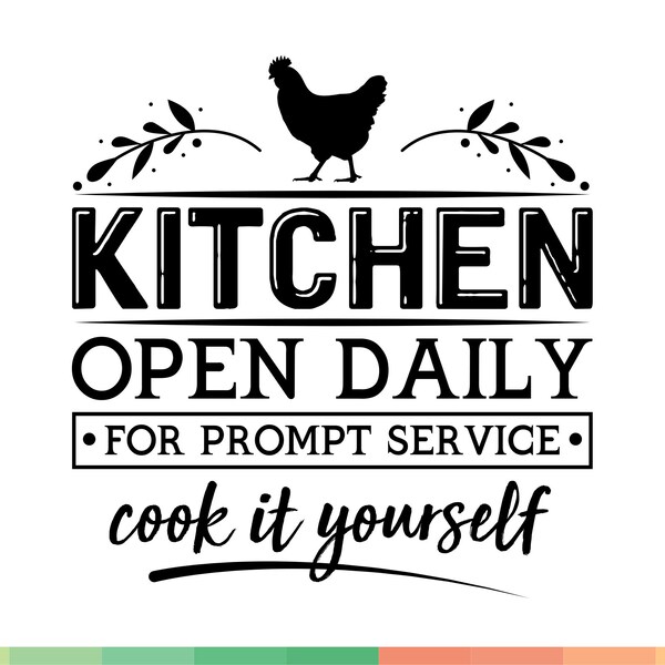 Kitchen Svg File - Etsy