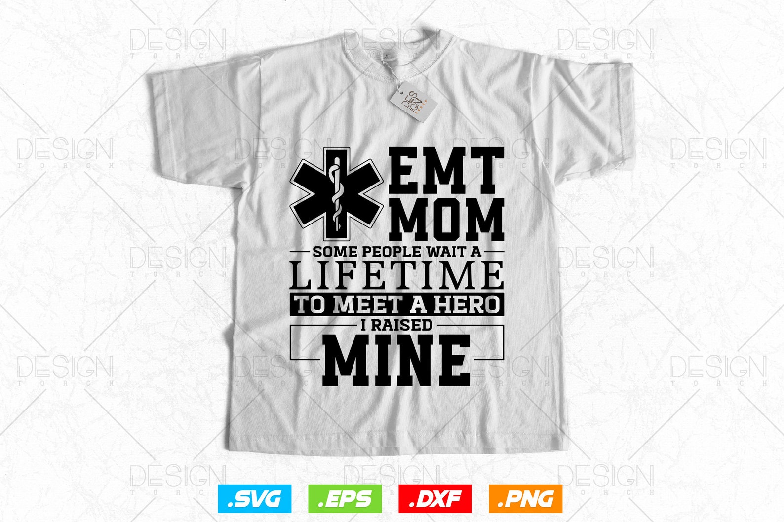 EMT Mom Some People Wait A Lifetime to Meet A Hero Svg Png, EMT Svg ...