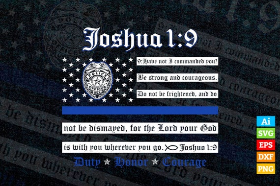 Law Enforcement Police Themed Blue Line USA Flag Editable - Etsy