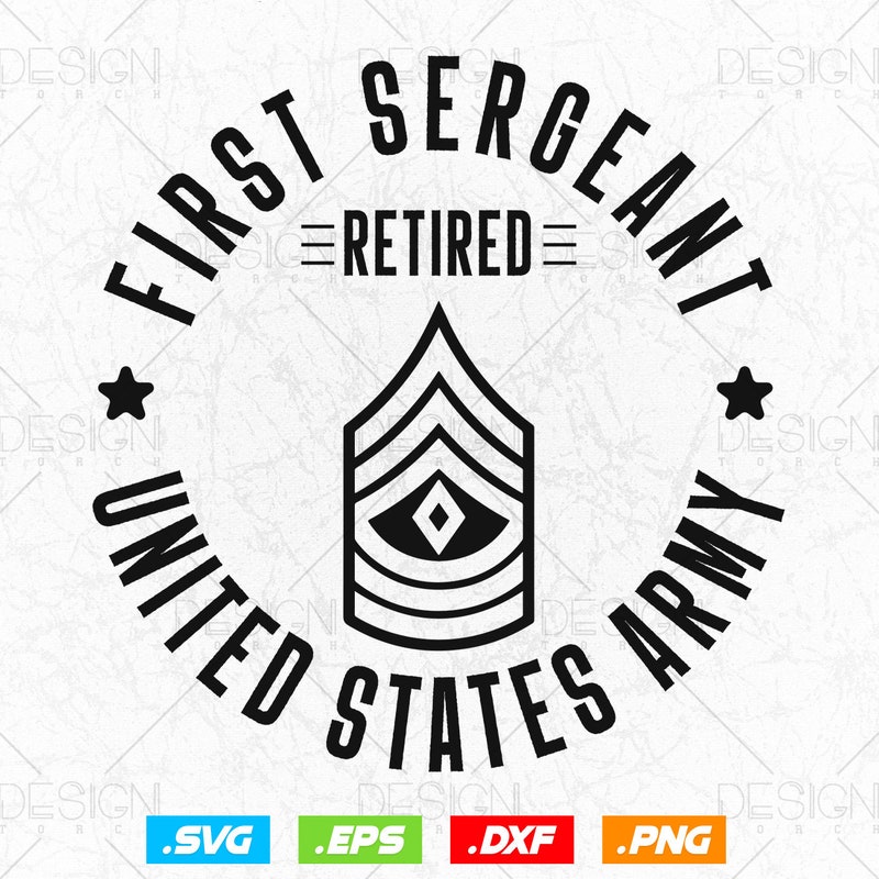Us Army Retired Svg - Etsy
