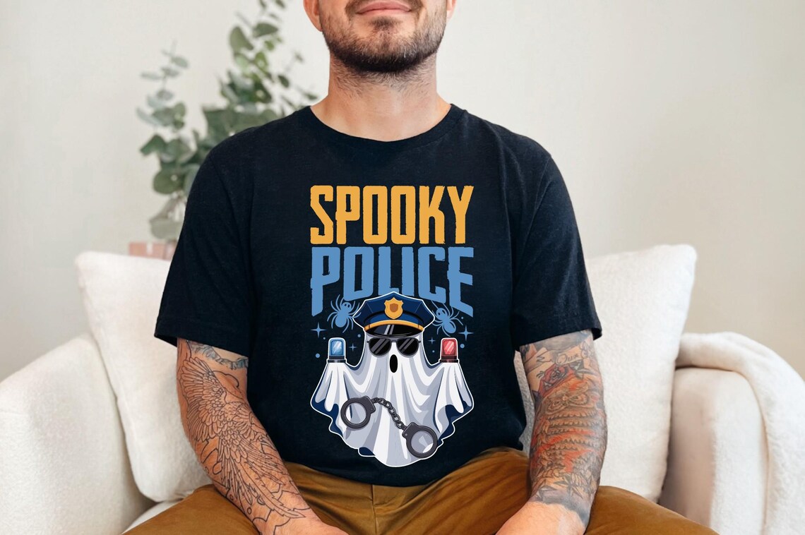 Police Halloween Svg, Spooky Police Png, Funny Police Gifts, Back the ...