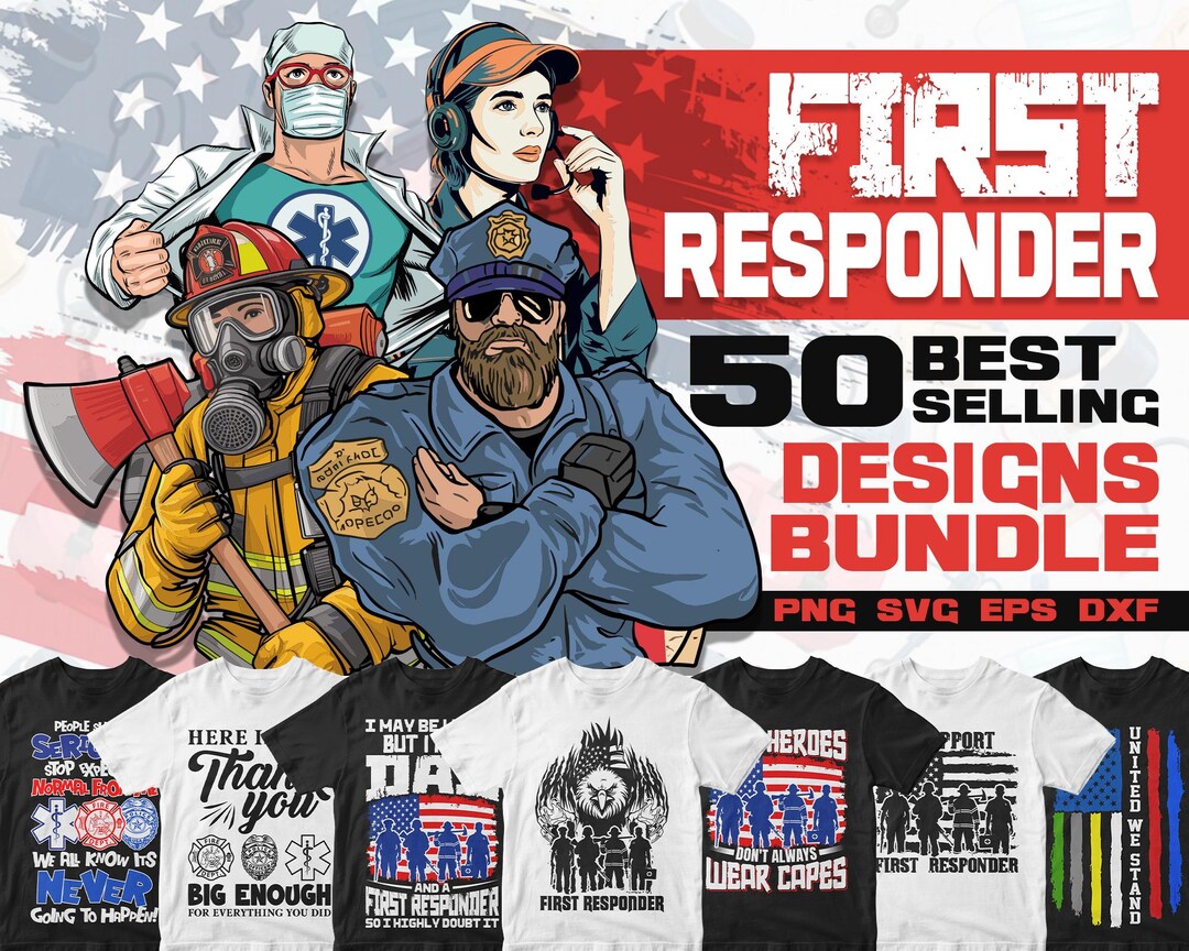 First Responder Bundle, 1st Responder Merch, Best Selling Items ...