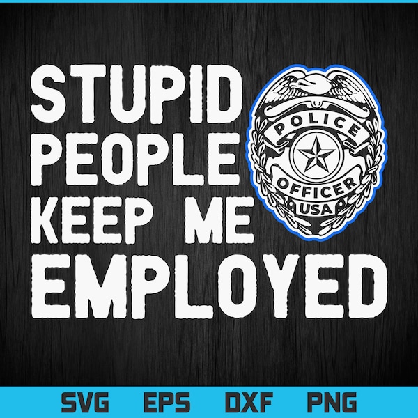 Police Officer Svg - Etsy