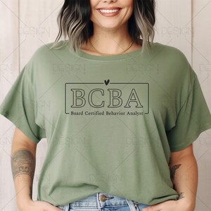 BCBA Board Certified Behavior Analyst Svg Png Files, Bcba Tshirt Design ...