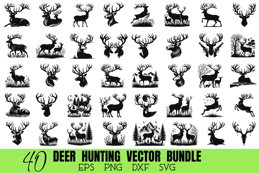 Jagd-Svg-Bundle, Vatertags-Svg, Jäger-Svg, Reh-Jagd-Svg, Jagd-Svg ...
