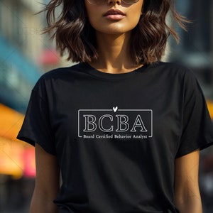 BCBA Board Certified Behavior Analyst Svg Png Files, Bcba Tshirt Design ...