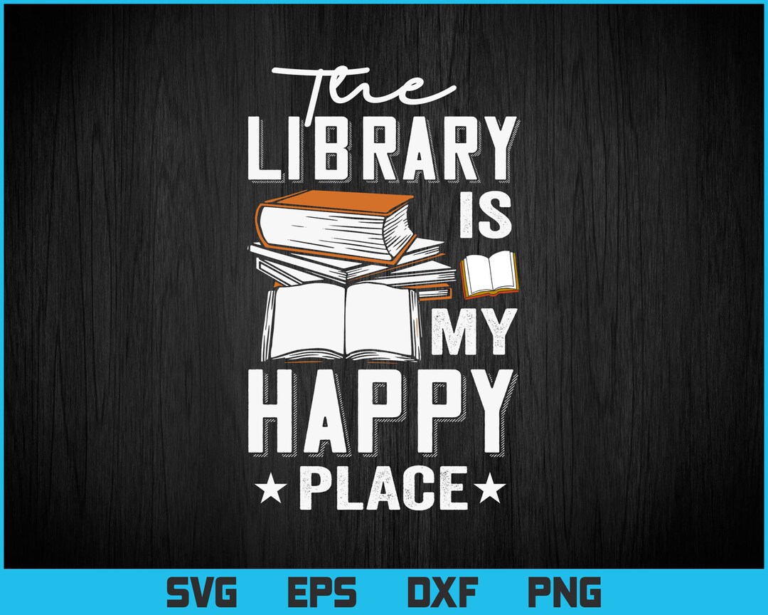 Librarian Funny Library Reading Book Lover Svg Png Files Book - Etsy