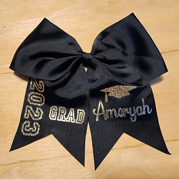 Graduation Cap Bow - Etsy