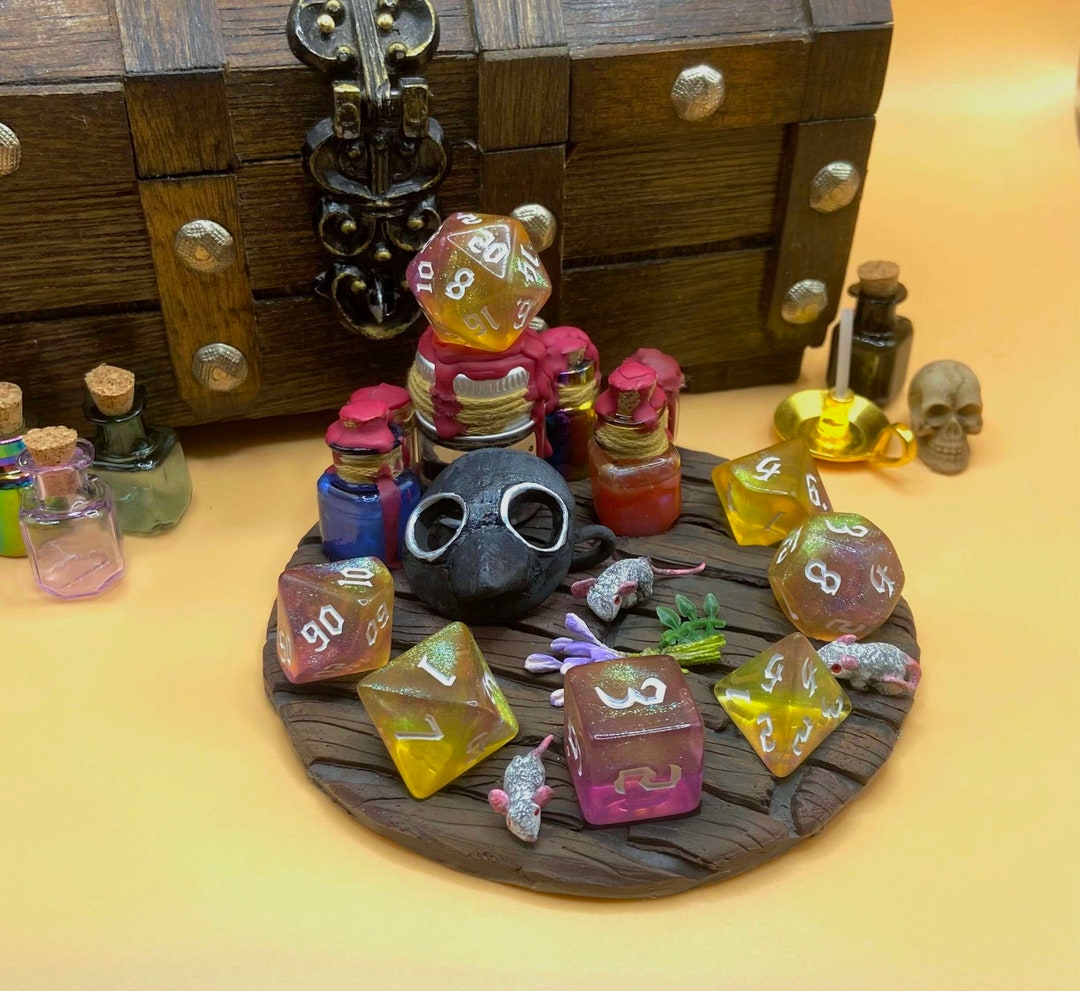 Plague Doctor Themed Dice Display - Etsy