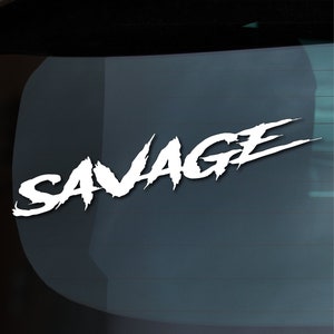 SAVAGE Decal 490mm X 90mm - Etsy