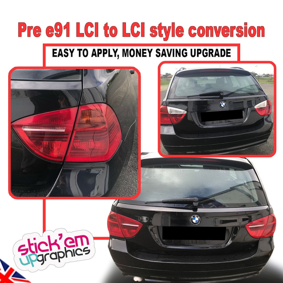 E91 LCI Reverse Light Upgrade for BMW 3 Series Tint Overlays - Etsy