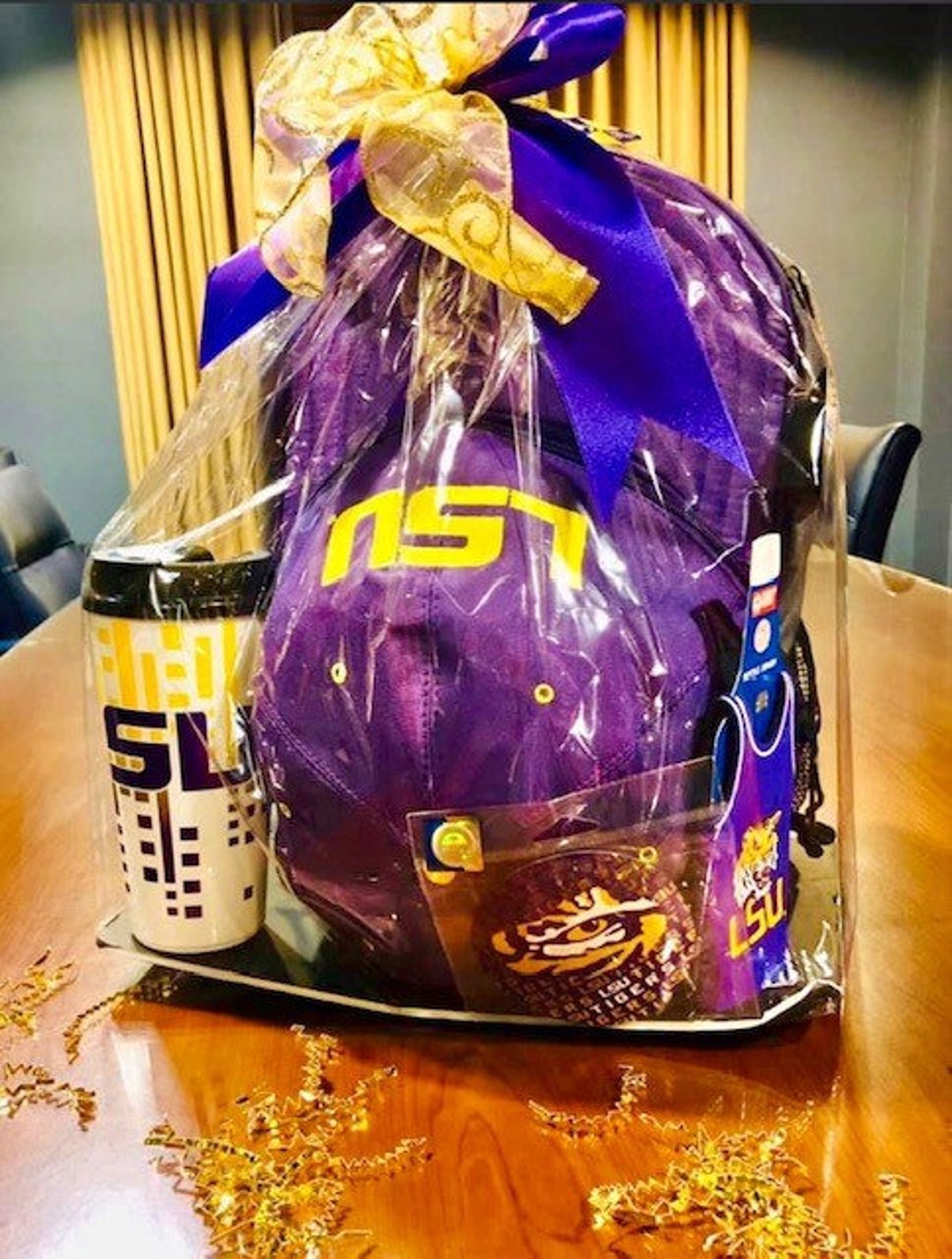 LSU Ballcap Cooler Backpack Set - Etsy