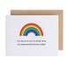 Pride Card Be Yourself Card Coming Out Card Happy Pride Rainbow Card ...