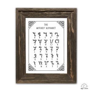 Pagan Alphabet, Druid Runes, Grimoire Pages, Samhain Art, Pagan Art ...