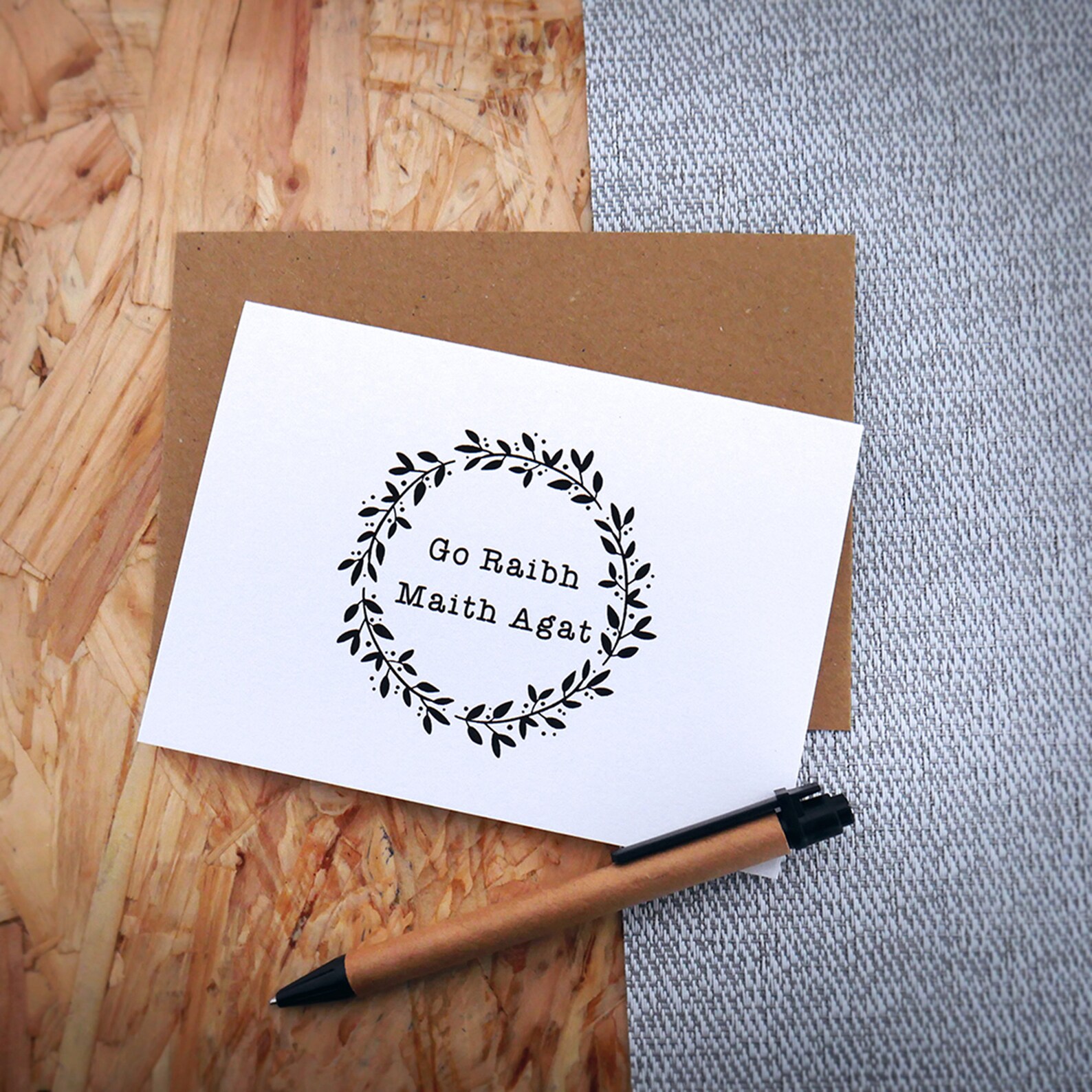 Go Raibh Maith Agat Irish Thank You Card Packs Irish Card - Etsy