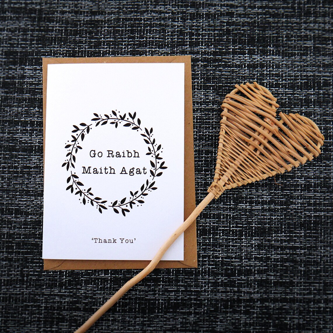 Go Raibh Maith Agat Irish Thank You Card Packs Irish Card | Etsy