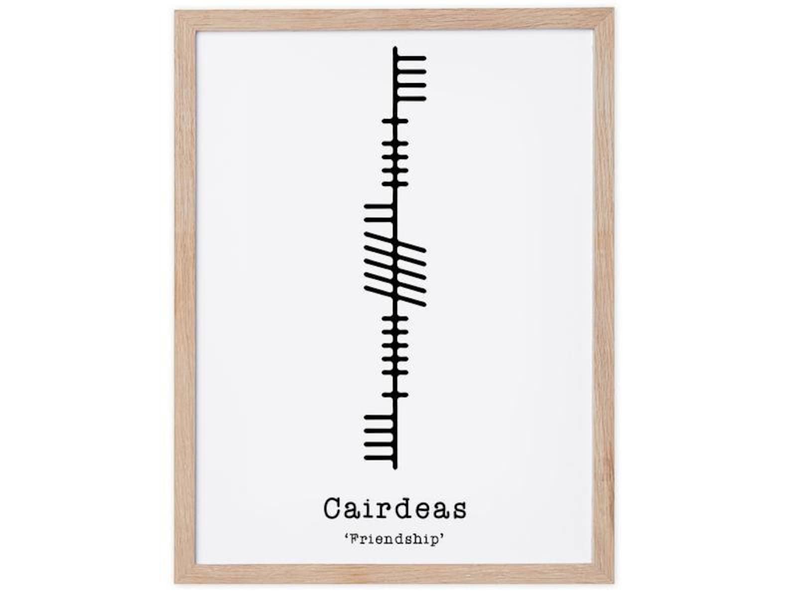 Personalized Irish Ogham Print Irish Language Gifts | Etsy