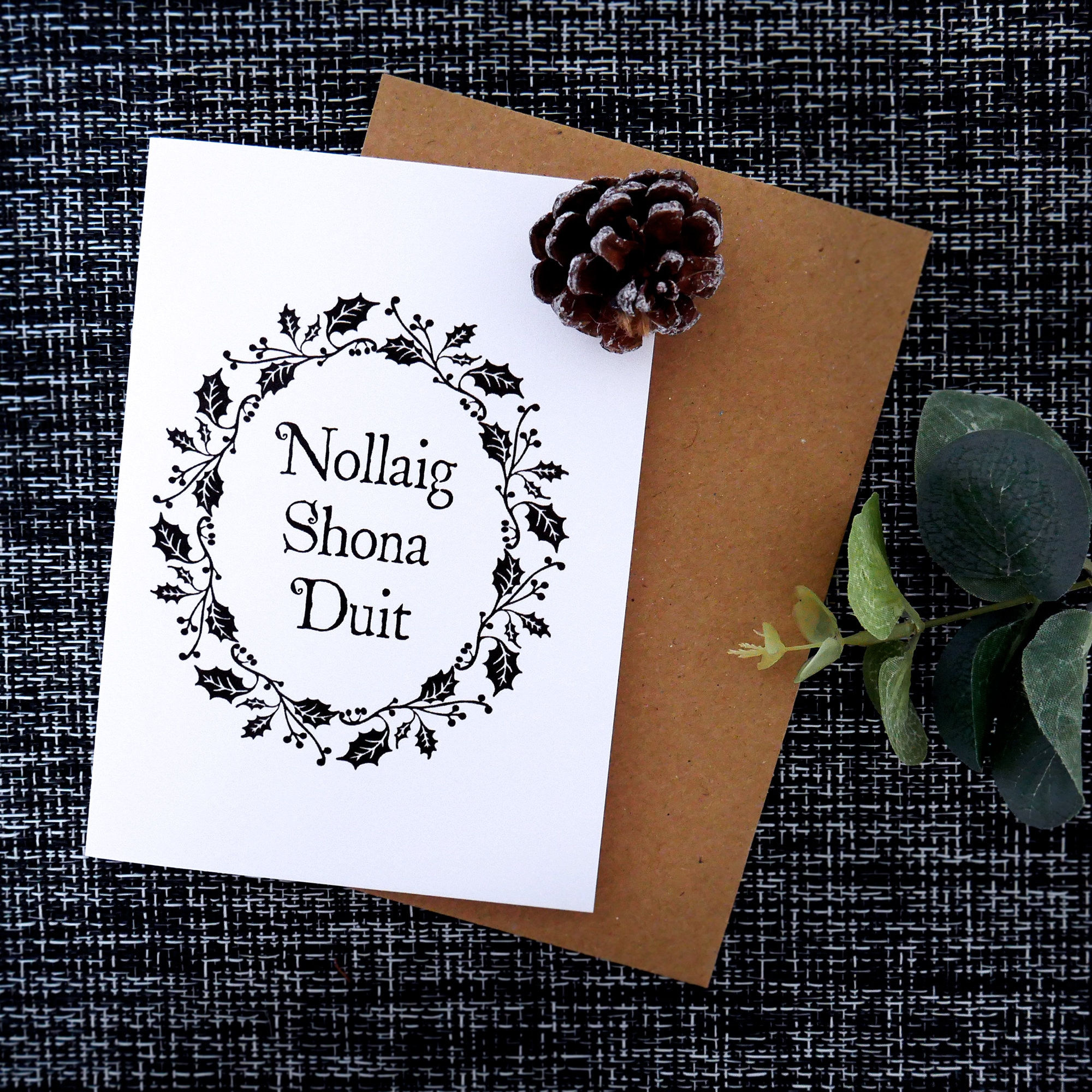 Nollaig Shona Duit Card Irish Christmas Card Pack Xmas - Etsy UK
