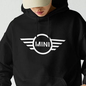 Mini Cooper Hoodie Vintage Mini Shirt Sweatshirt Hoody Pullover Car ...