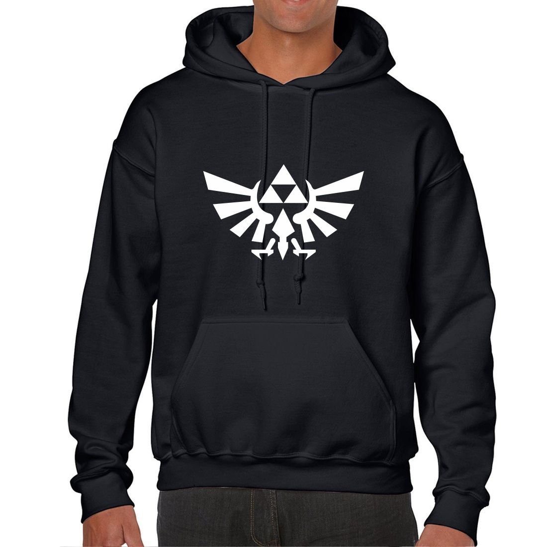 Legend of Zelda Hoodie Triforce Unisex Video Game Sweatshirt Breath of ...